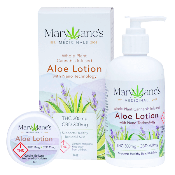 Whole Plant Cannabis Infused Aloe Lotion With Nanotechnology Mary